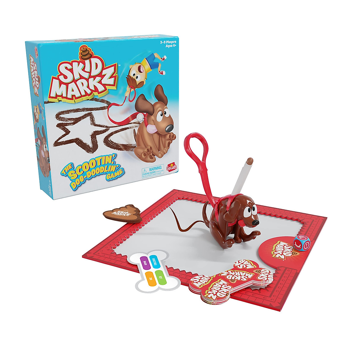 Skid Markz Game - The Scootin,' Dog-Doodlin' Drawing Game by Goliath
