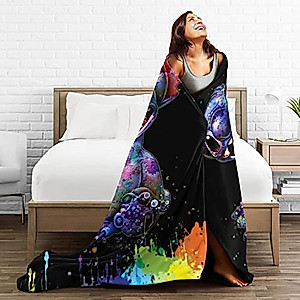 Cartoon Blanket Ultra-Soft Comfortable Blankets Flannel Fits Couch Sofa Office Suitable for All Season 50"X40"