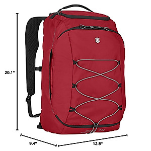 Victorinox Altmont Active Lightweight 2-in-1 Duffel Backpack with Detachable Straps, Red, 20.1-inch