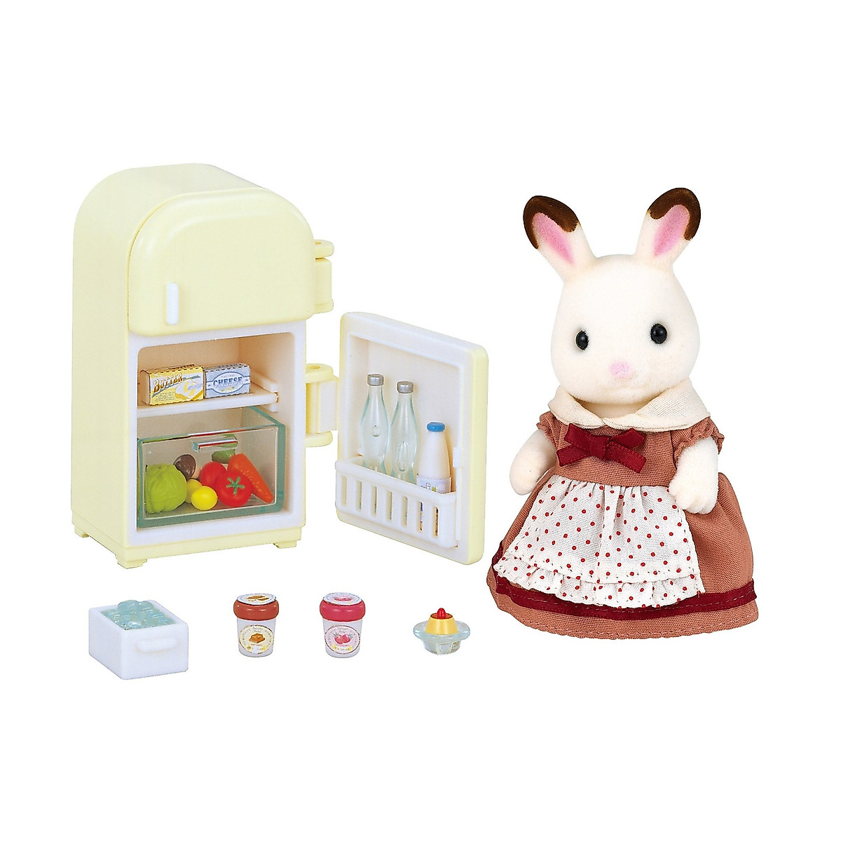 Epoch Sylvanian Families Sylvanian Family Doll set chocolat rabbit Mother furniture set DF-08