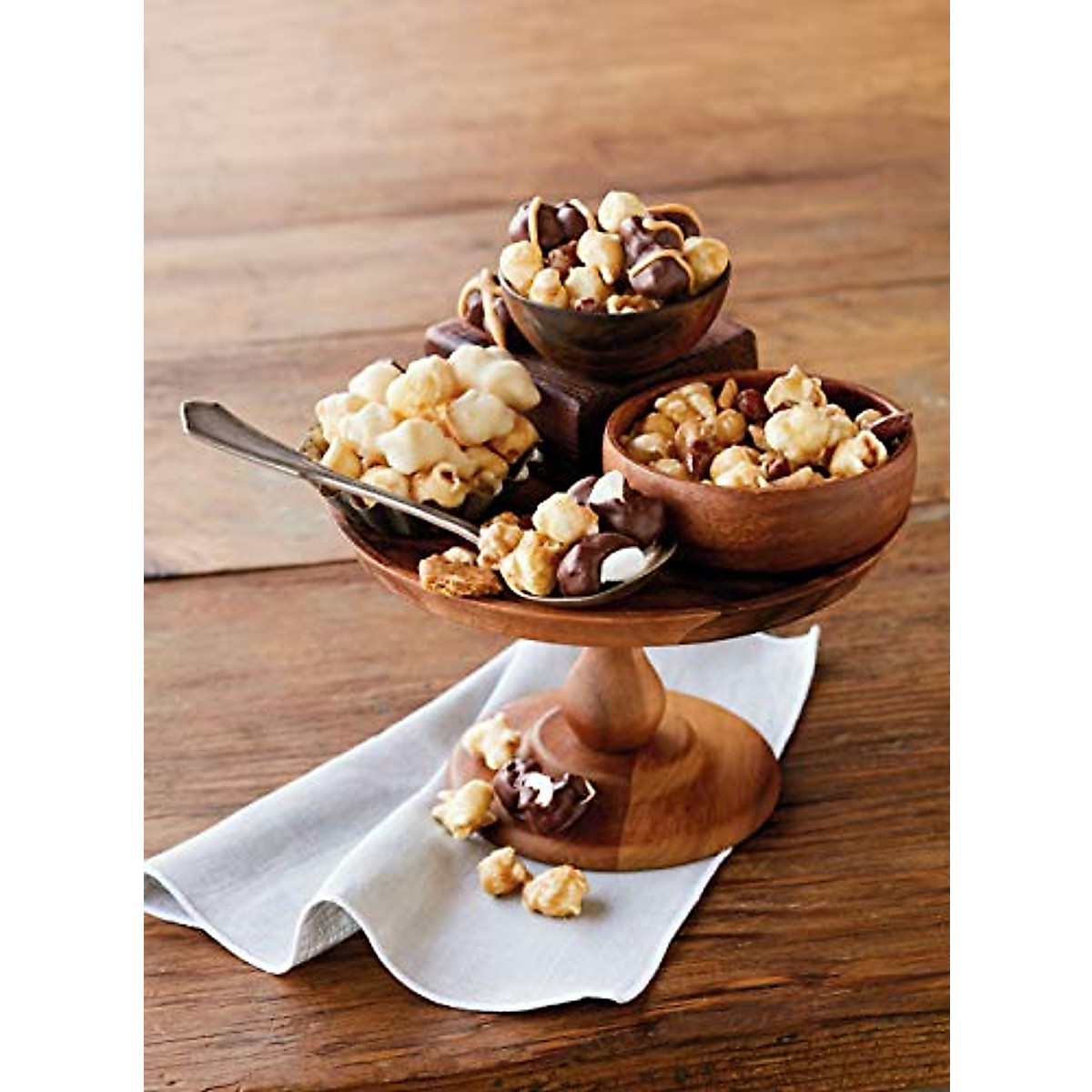 Moose Munch Premium Popcorn Trio by Harry & David, Classic Caramel, Milk and Dark Chocolate (3-Pack)