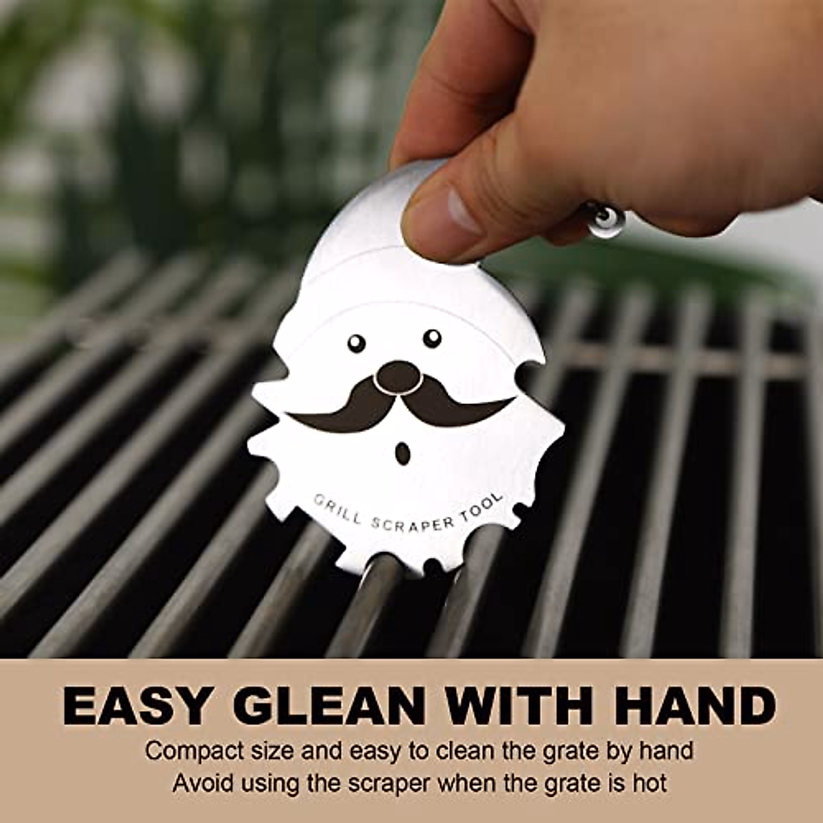 XUDAKAIXIN Grill Brush and Scraper Bristle Free,Mens Stocking Stuffers,BBQ Accessories Grill Brush for Outdoor Grill,Kitchen Gadgets Cleaner,Funny Christmas Birthday Gifts for Dad Boyfriend Husband