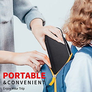 Emvaoal Carrying Case Compatible with Steam Deck, Fit Ac Adapter Chargers, with 16 SD Games Cartridges Portable Travel Carrying Case Pouch for Steam Deck Console & Accessories