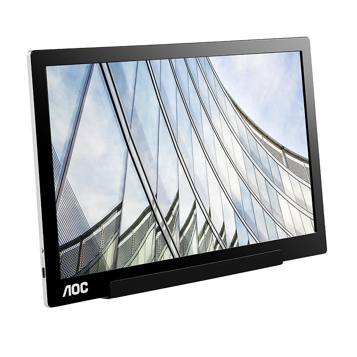 AOC I1601C 15.6" 16:9 Full HD IPS Monitor, Black USB-C (Renewed)