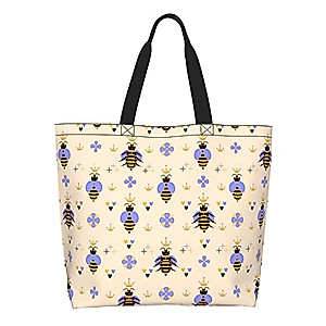 ASYG Queen Shoulder Bag Women Girls Bags Storage Handle Shopping Bag Portable Cute Bag