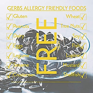 GERBS Jumbo Raw Whole Sunflower Seeds, 32 ounce Bag, Unsalted, Top 14 Food Allergen Free, Non GMO, Vegan, Keto, Paleo Friendly