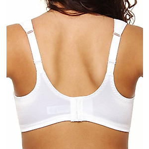 JUST MY SIZE womens Cushion Strap Minimizer Mj1979 Bras, White, 46DD US