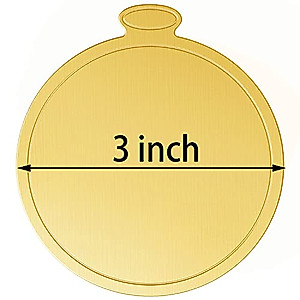 100 Pcs Gold Cake Boards Mini Round Cake Cardboard 3 Inch for Mousse Cupcake, Cake Dessert, Cake Decorating, 8cm