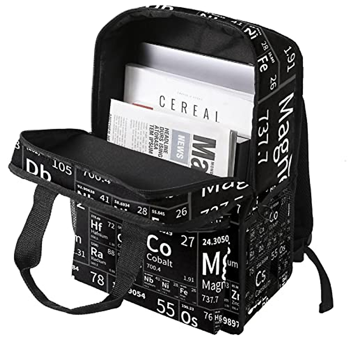 VBFOFBV Backpack for Women Daypack Laptop Backpack Travel Casual Bag, Blackboard Periodic Table of Chemical Elements