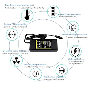 84W 42V 2A Charger for Bird Lime Lime-S Skip Spin Xiaomi M365 - Electric Scooter Charger - Brid Charger,Lime Charger- 1 Pin
