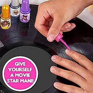 L.O.L. Surprise! O.M.G. 2-in-1 Lip & Nail Studio by Horizon Group USA, Double Feature Series, DIY Beauty Kit for Kids, Create 3 L.O.L. Surprise Lip Balms, Design & Decorate Trendy Nail Art