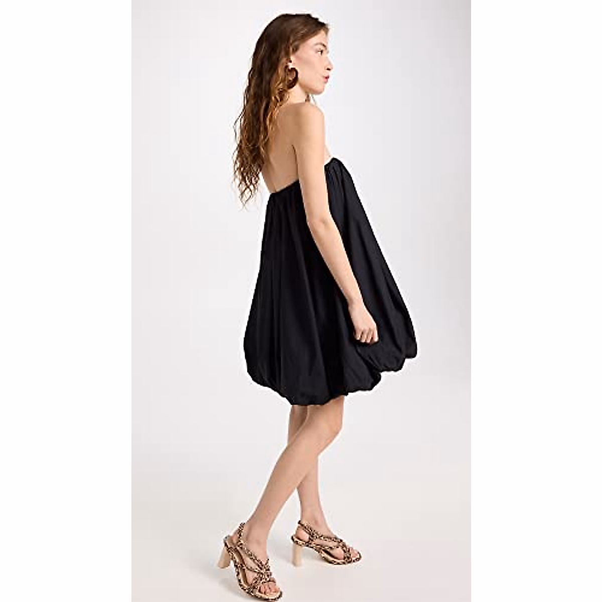 Ulla Johnson Women's Polline Dress, Noir, Black, 4