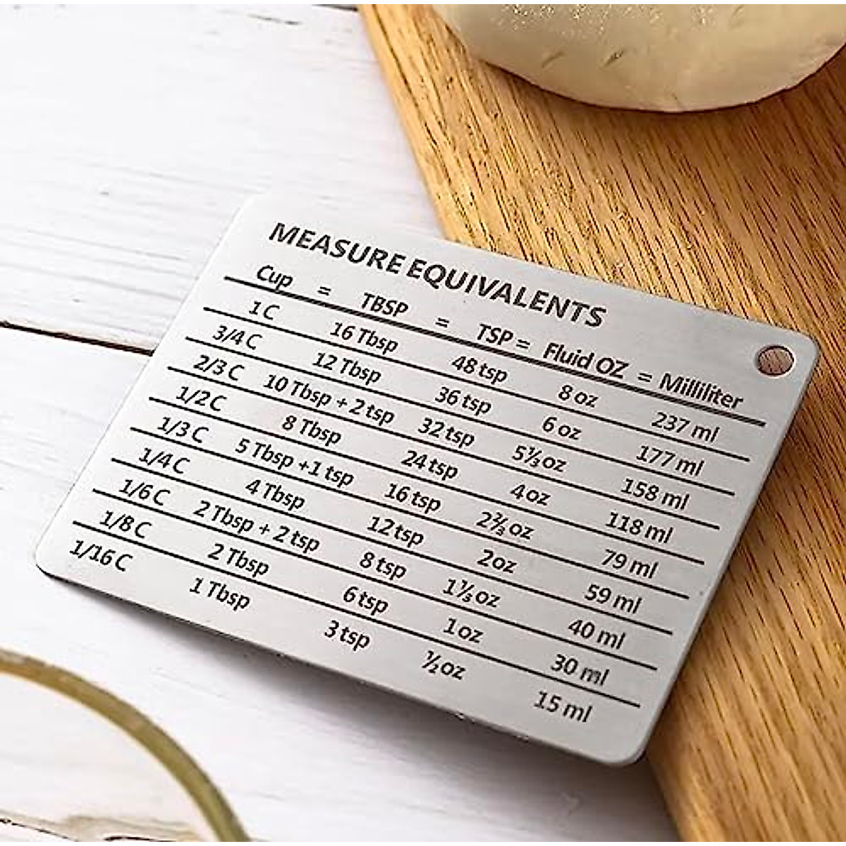 Stainless Steel Fridge Magnet (Stainless Steel)