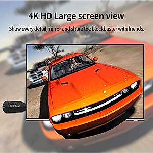 5G/2.4G Wireless Display Adapter, SmartSee 4K/1080P Screen Mirroring from iOS Android Phone Laptop to TV Projector Any HDMI Display, Dual Core Streaming Device Support Miracast Airplay DLNA