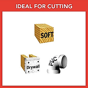 Dremel MM450 Multi-Max Half Moon Oscillating Saw Blade- Oscillating Tool Accessory- Perfect for Cutting Wood and Drywall- Universal Quick-Fit, Black