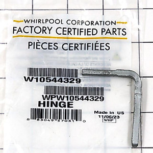WPW10544329 Washing Machine Lid Left Hinge Arm