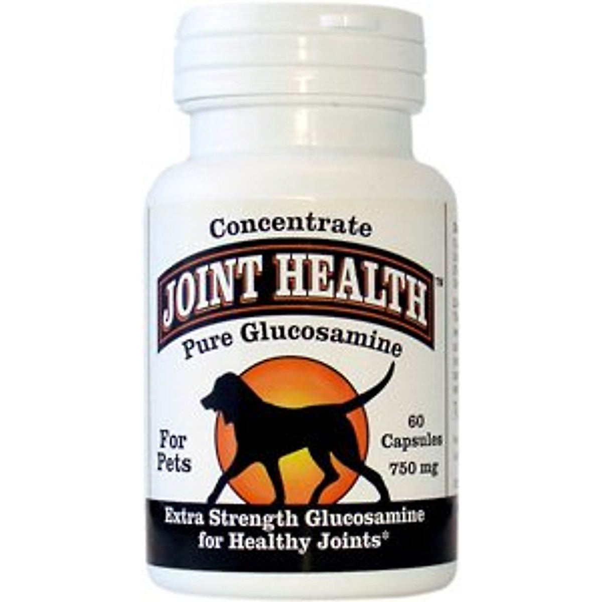 NUTRASENSE "Joint Health Extra Strength Pure Glucosamine, Shellfish-Free, for Pets & Dogs, 750mg, 60ct Capsules for Healthy Joints & Increased Mobility