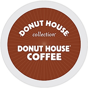 Donut House Collection, Donut House Coffee, Single-Serve Keurig K-Cup Pods, Light Roast, 48 Count (2 Boxes of 24 Pods)