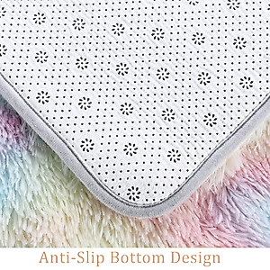 Zareas Cream White Area Rug for Living Room 5x8 Feet Fluffy Rug Shaggy Throw Rug for Bedroom Nursery Kids Playroom Dorm Indoor Modern Soft Large Fuzzy Plush Rug Furry Carpet Home Decor