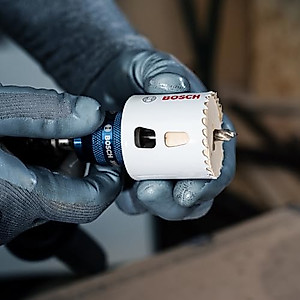 Bosch Professional 1x Pilot Drill Bit Plus HSS-Co (Socket Hexagonal Shank, 7.15 x 85 mm, Accessory Hole Saw)