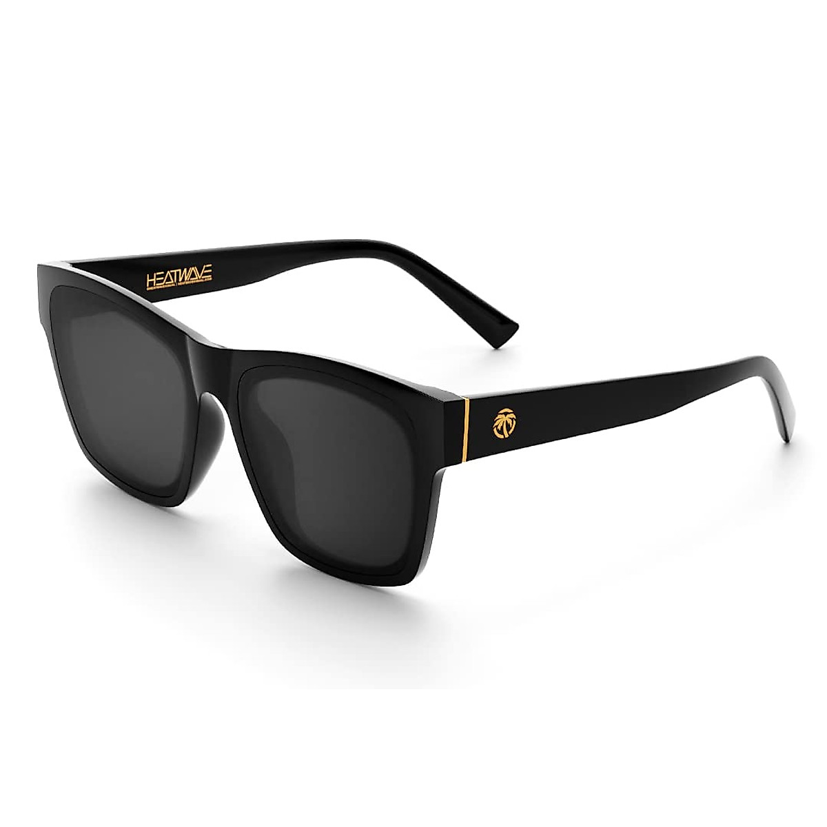 Heat Wave Visual Marylin Ladies Black Sunglasses in Black