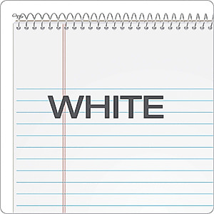 TOPS Docket Wire-Bound Writing Pad, 8-1/2" x 11-3/4", Blue Heavy-Duty Cover, Extra-Strong Back, White Paper, Legal Rule, 70 Sheets (99614)