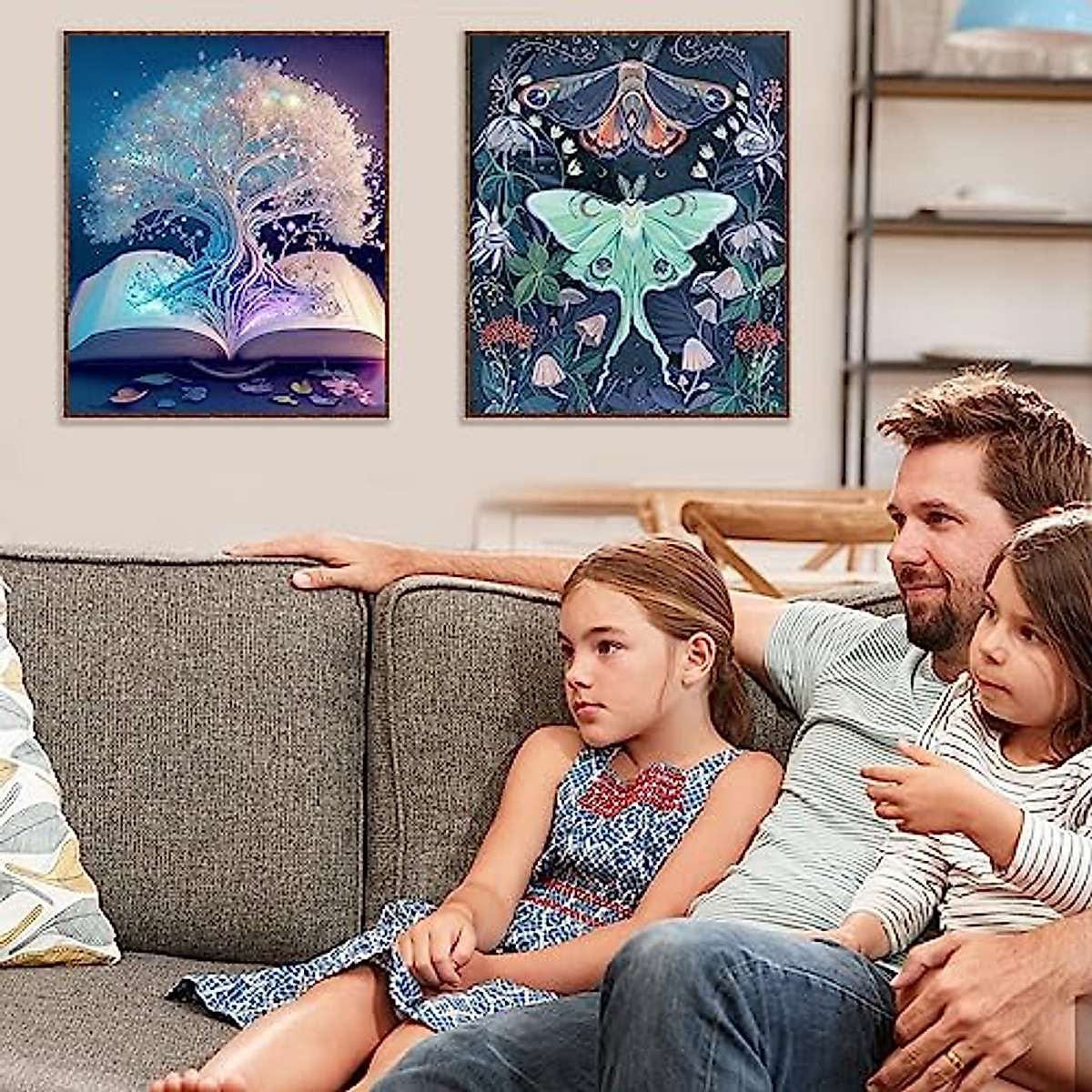 Tree of Life Cross Stitch Kits for Adults - Stamped Crossstitching Kits Preprinted 11 Count Cross-Stitch Kit for Beginner, 11CT Prestamped Easy Pattern Needlepoint Kits Crafts for Decor 11.8x15.7inch