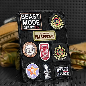 OneTigris Tactical Patch, Funny Embroidery Morale Patches Badge Patch Applique Fastener Molle Hook & Loop Emblem for Helmets, Hats, Bags, Backpacks, Dog Harnesses, Vests, Tactical Gear