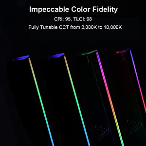Aputure MT Pro Full-Color Mini LED Tube Light, 36 Pixels RGBWW Handheld Light Stick Photography,Support Magnetic Attraction,4200mAh Rechargeable Light Stick for Video Shooting,Vlog, YouTube, TikTok