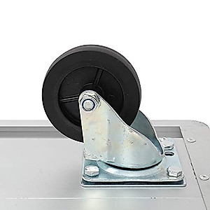 XYYSSM,Foldable Flatbed Cart with Wheel, Heavy Duty Aluminum Push Cart Platform Truck for Easy Transport and 360 Degree Swivel