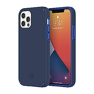 Incipio Duo Case Compatible with iPhone 12 & iPhone 12 Pro - Dark Blue/Classic Blue