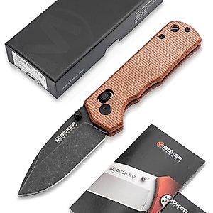 Böker MAGNUM Rockstub Brown Micarta -01SC710