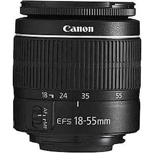 EOS Rebel T100 (EOS 4000D) DSLR Camera w/ 18-55mm DC III Zoom Lens with Pixibytes Basic Bundle (Renewed)