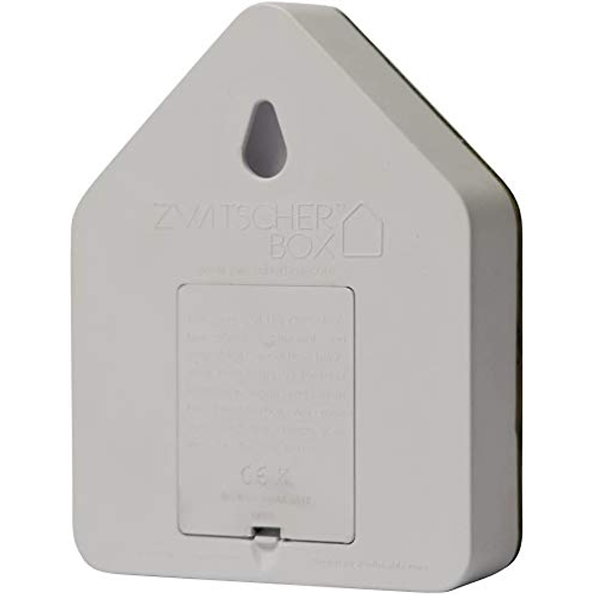 Oak Wood - White Zwitscher Box - Bird Chirping Ambient Sound - Battery Powered