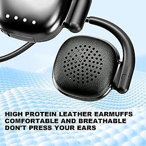 Nuhago Wireless Bluetooth Headphones Wireless Earbuds Bluetooth Earphones with Mic On-Ear Headphones for Sport Workout Cycling