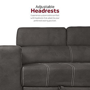 58943 Sectional, Grey