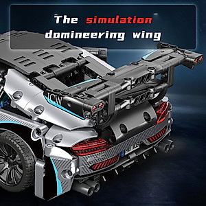 Mesiondy Sports Car Building Blocks Toys Boys or Adults Kits，1:14 MOC Building Set Raceing Car Model,Super Cars for Boys Age 12+ and Adult，(1466Pcs)