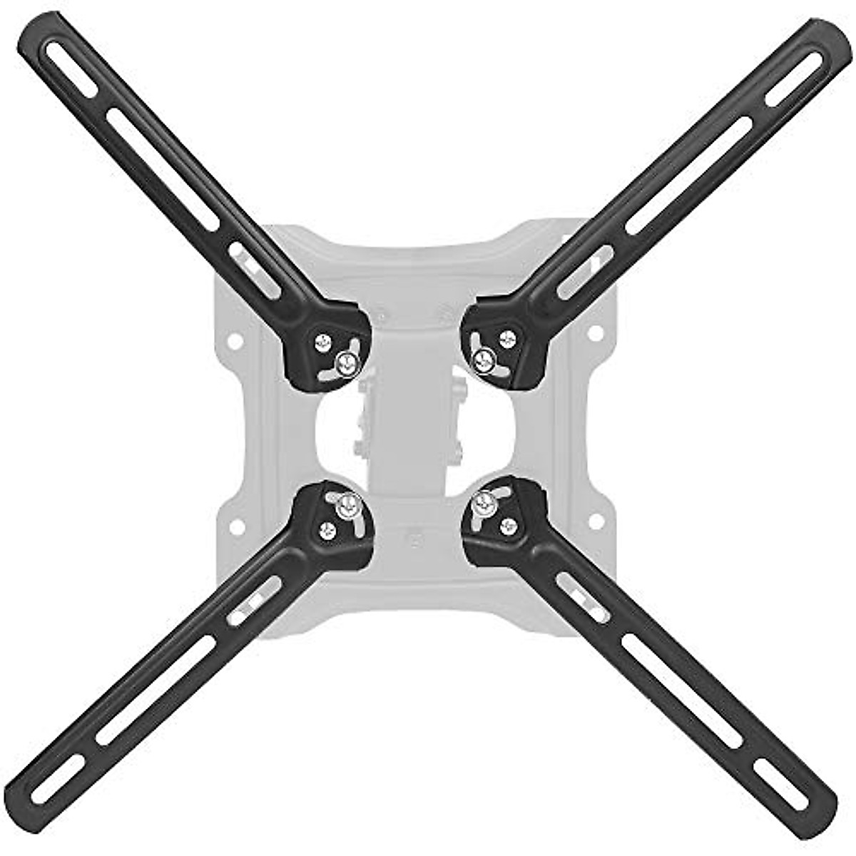 VIVO Steel VESA Mount Adapter Plate Brackets for LCD Screens, Conversion Kit for VESA up to 400x400mm, MOUNT-AD4X4