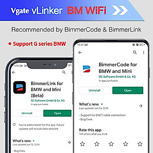 Vgate vLinker BM WiFi OBD2 Diagnostic Scan Tool, OBDII Car Scanner for iOS, Android, and Windows - Made for BimmerCode