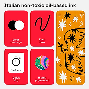 ARTISTRO 6 Black & White Permanent Markers, Metallic Paint Pen, Oil Based Paint Markers Dual Tip (0.7mm+3mm), Waterproof Paint Pens for Rock Painting, Ceramic, Glass, Wood, Tire, Fabric & More