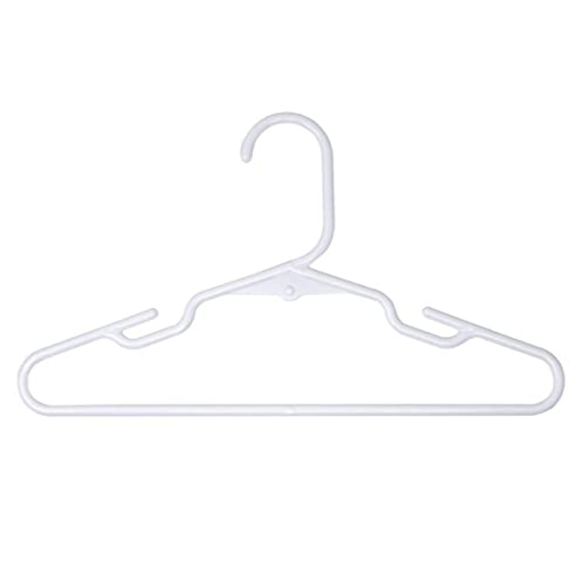 Pillowfort White Kids' Hangers for Children - 18 Pack