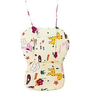 High Chair Cushion, High Chair Pad/seat Cushion/Baby High Chair Cushion,Soft and Comfortable,Light and Breathable,Make The Baby More Comfortable (Pink Deer Pattern)