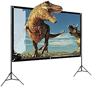 YXCUIDP Portable Projector Screen Projector Screen with Stand Outdoor and Indoor Projector Screen for Movie Nights, Home Theatre