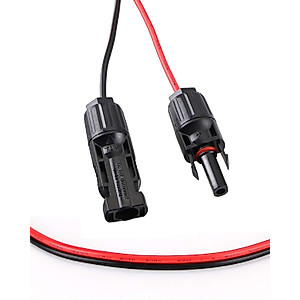 ALLPOWERS Solar Extension Cable with MC-4 Female and Male Connector to Anderson Power Pole Port 1.5M 16AWG Solar Panels Kit Tools, Connector for Solar Panel to Portable Generator