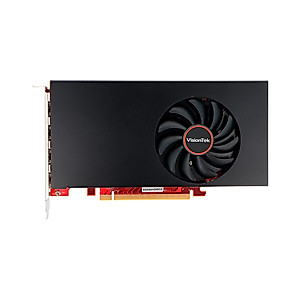 VisionTek Radeon RX 550 4GB GDDR5 4K Monitor Graphics Card, 4X HDMI Outputs, Radeon Freesync 2, PCI Express 3.0, DirectX 12, Bus-Powered - 901459