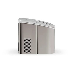 26 lb. Countertop Ice Maker, LED Control Panel Lets You Adjust Settings and Options, Integrated Bin Stores up to 1.5lb, Suitable for Restaurants, Kitchens, Etc, Stainless Steel