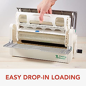 Xyron Two Sided Laminate Refill for Creative Station, 9" x 40', Refill-Cartridge for Label Maker, Laminator Machine, Scrapbooking Supplies, Home Office & Home School Craft Supplies (0902-01-40)