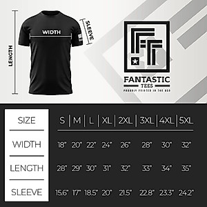 Fantastic Tees USA American Skull Patriotic Shirts for Men T-Shirt (Military Green, L)