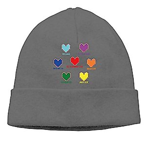 Unisex Undertale Sans The Seven Souls Beanies New Wool Caps Hats Fits Most DeepHeather