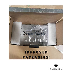 BALUXURY Acrylic Laundry Dryer Sheet Holder, Clear Dryer Sheets Container with Lid for Laundry Room Decor